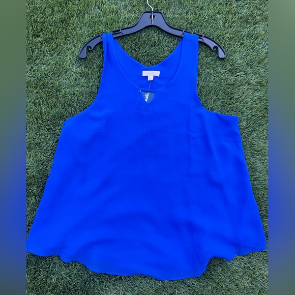 E & M | Tops | Nwt Royal Blue Sleeveless Tank Top | Poshmark